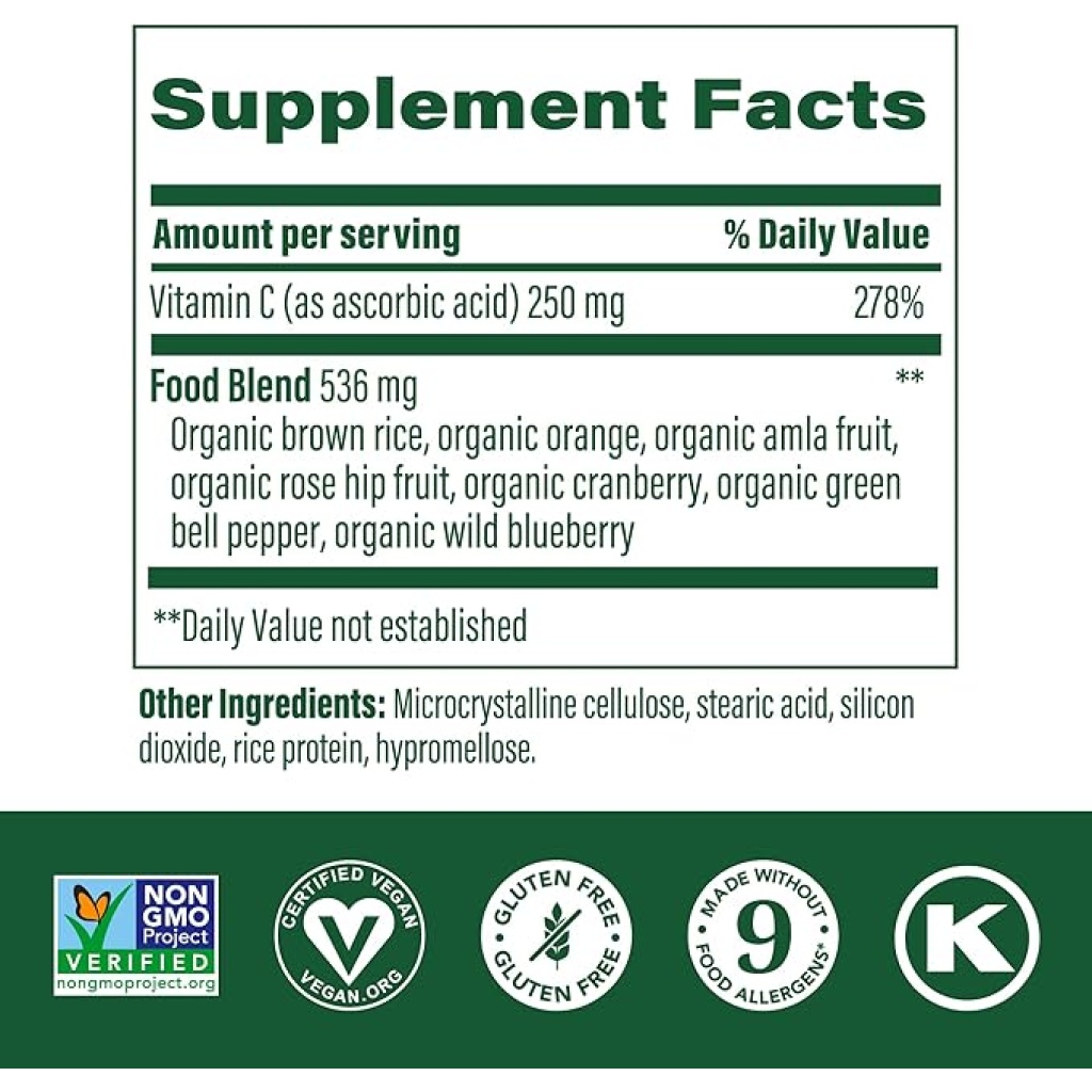 MegaFood Vitamin C Complex |180 Tablets | Egypt Vitamins
