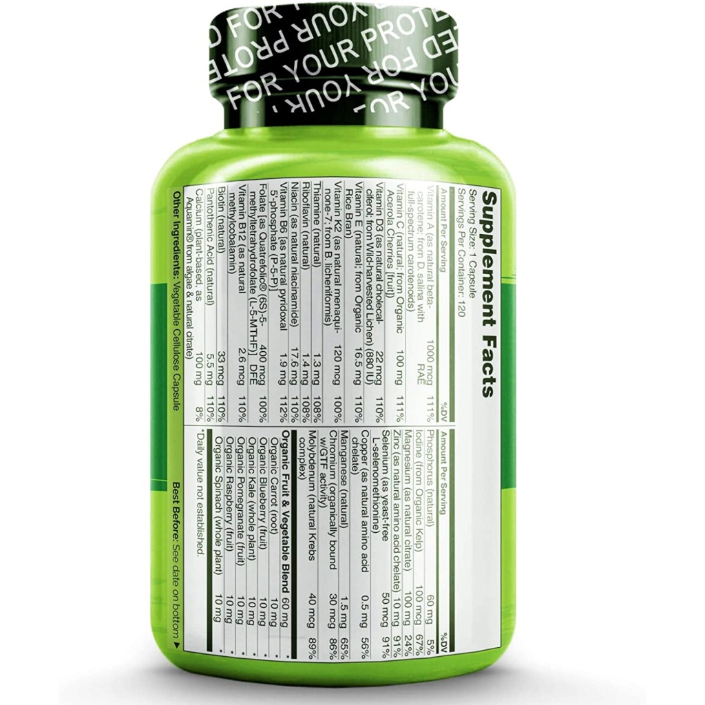 NATURELO, One Daily Multivitamin for Men, 120 Capsules | Egypt Vitamins