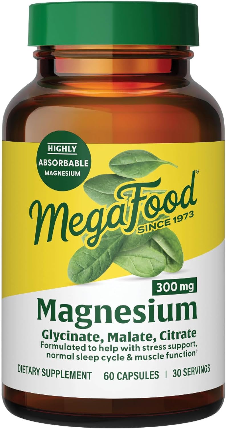 MegaFood Magnesium 300 mg - 60 Capsules | Egypt Vitamins