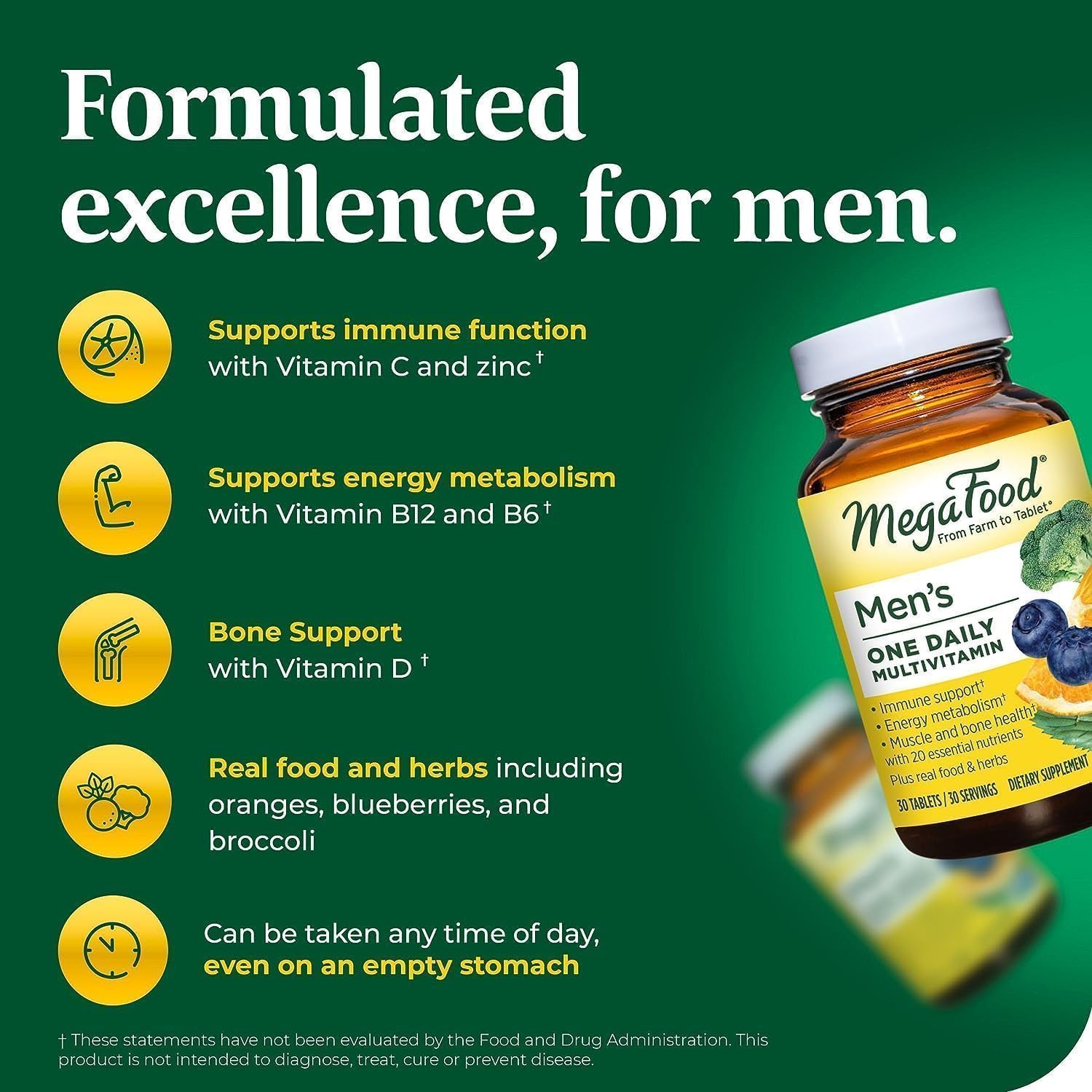 Megafood Men's One Daily, 30 Tablets | Egypt Vitamins