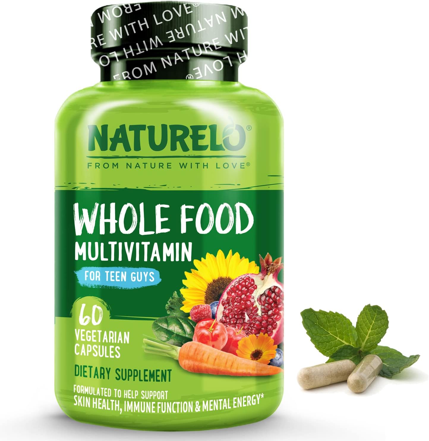 NATURELO, Whole Food Multivitamin for Teenage Boys, 60 Capsules | Egypt ...