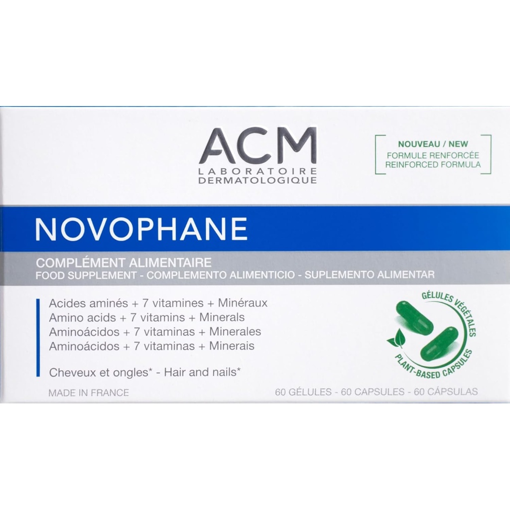ACM Novophane Caps: Hair & Nail Strength Supplement | 60 Capsules ...