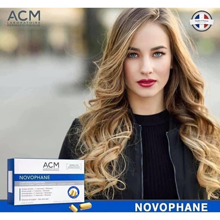 ACM Novophane Caps: Hair & Nail Strength Supplement | 60 Capsules ...