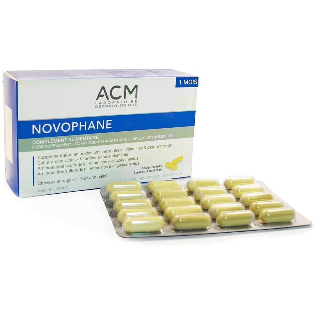 نوفوفان كابس: مكمل قوة الشعر والأظافر | 60 كبسولة | فيتامينات مصر