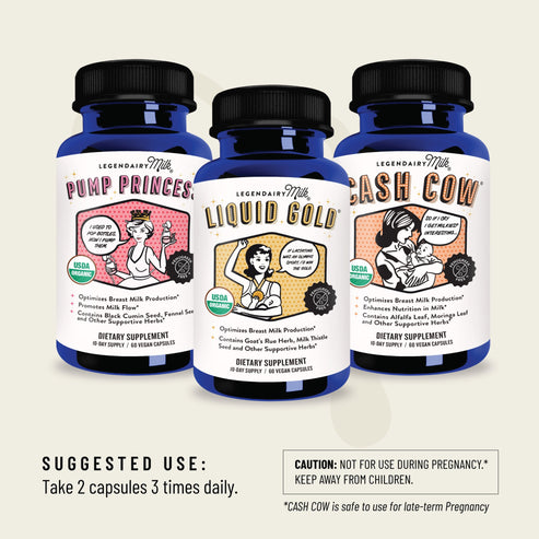 Legendary Milk Bestseller Bundle TOO! | Boost Breast Milk Supply (3 ...