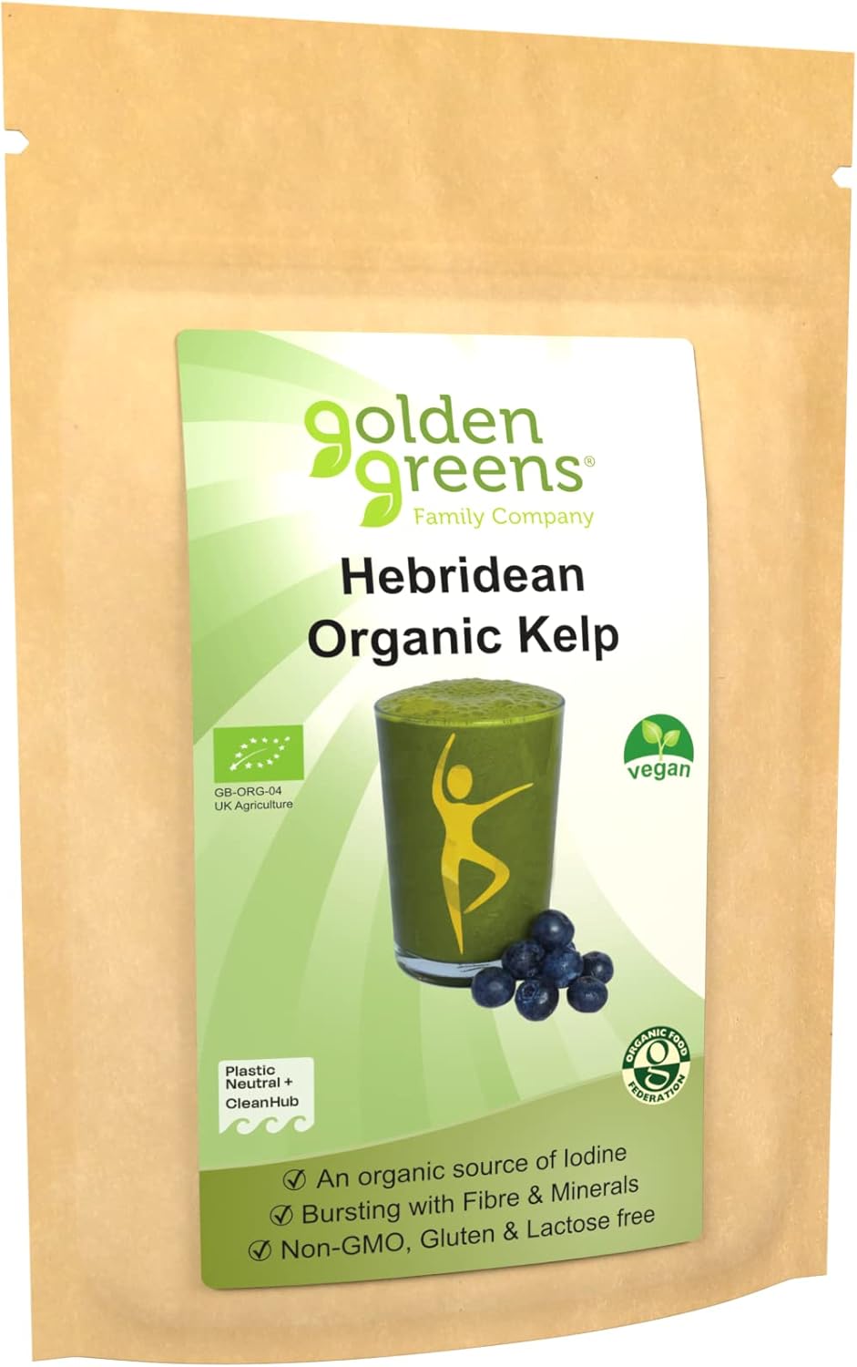 Golden Greens Organic Hebridean Kelp Powder | 100 grams | فيتامينات مصر