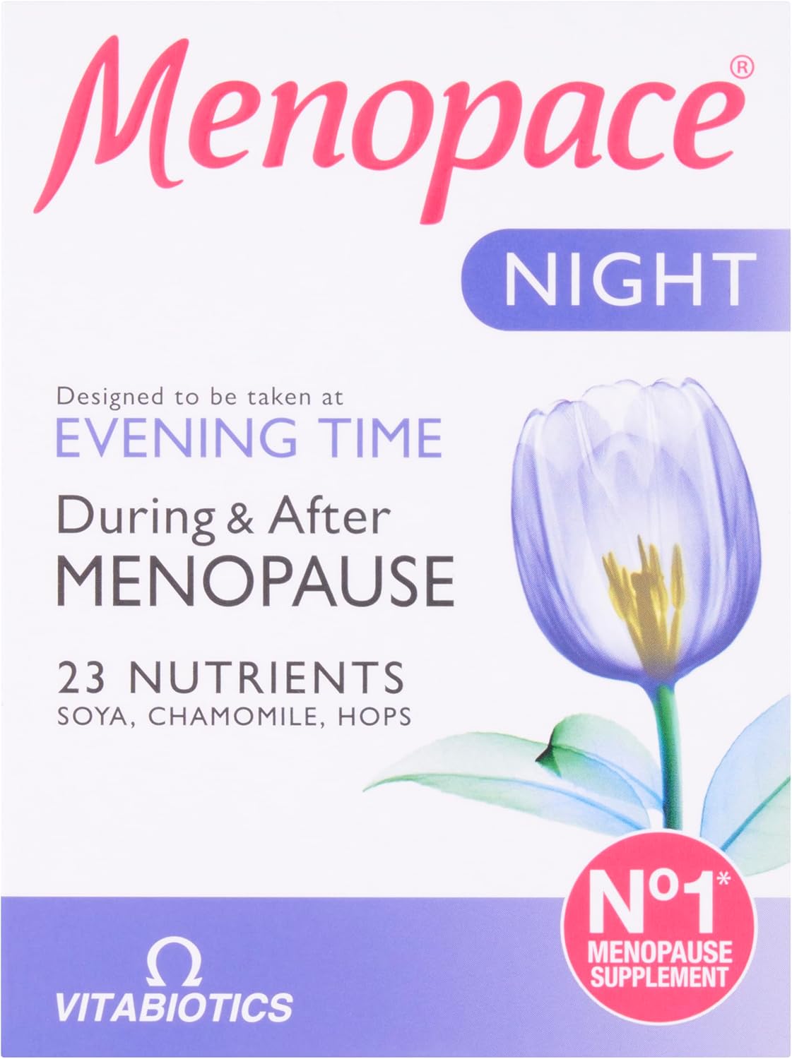 Vitabiotics Menopace Night Tablets 30 Capsules | Egypt Vitamins